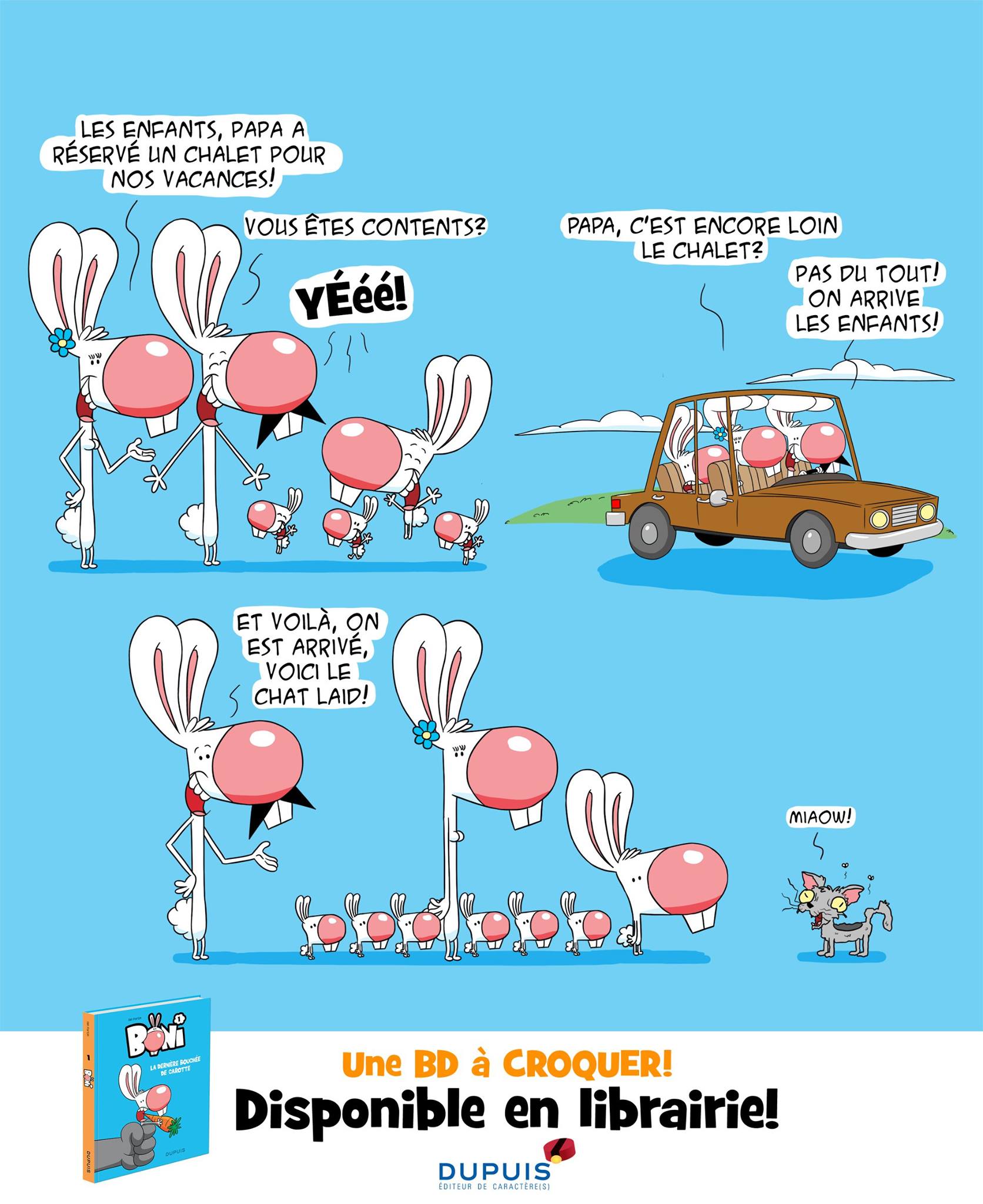 Ian Fortin met la BD à gros nez à la sauce lapin : « Un personnage ...