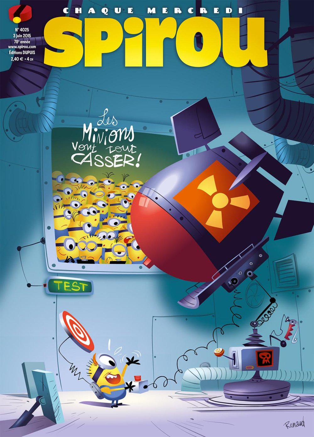 Renaud Collin retourne dans le passé et l’Histoire avec les Minions ...