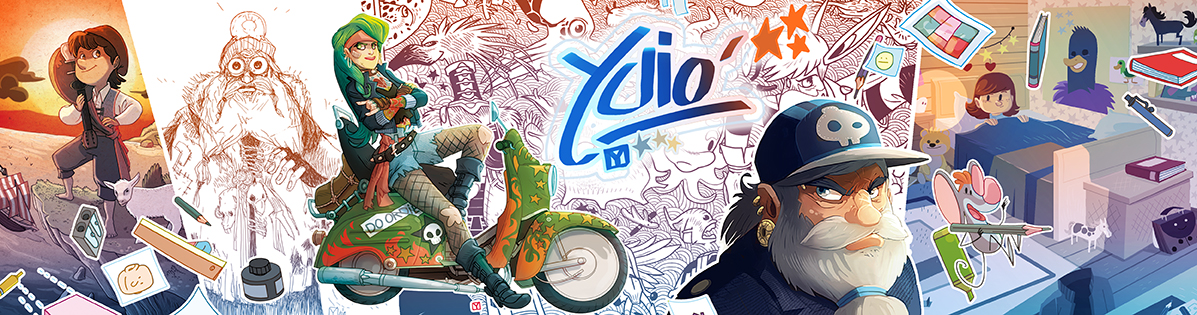 Yuio – personnages – bandeau – art – Branchés Culture