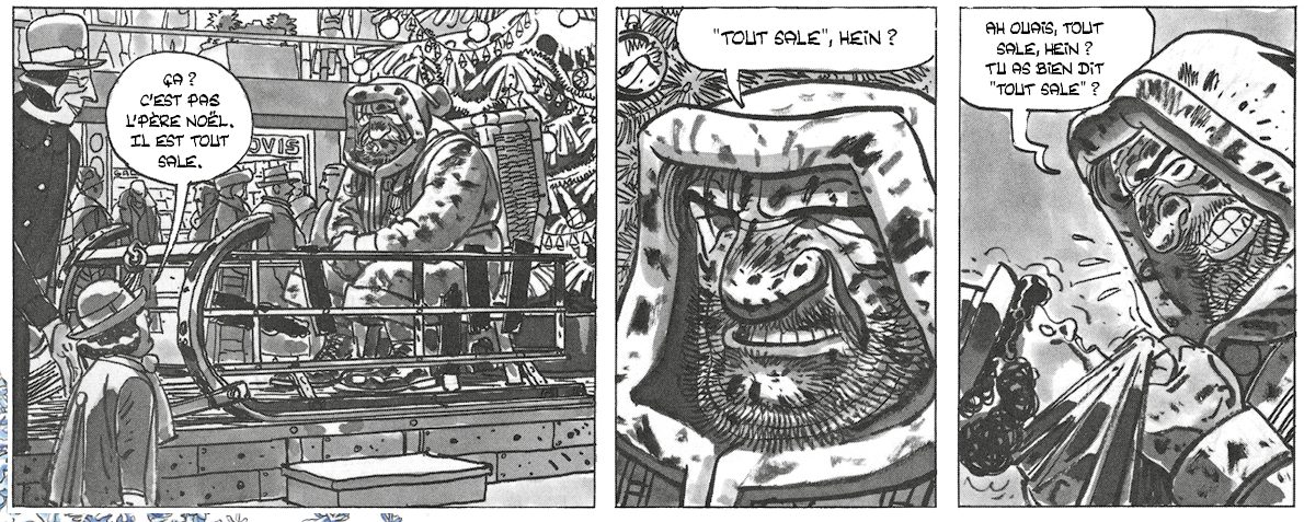 Dans Route vers l’enfer, l’absurde réédité par Goossens, le Père Noël ...