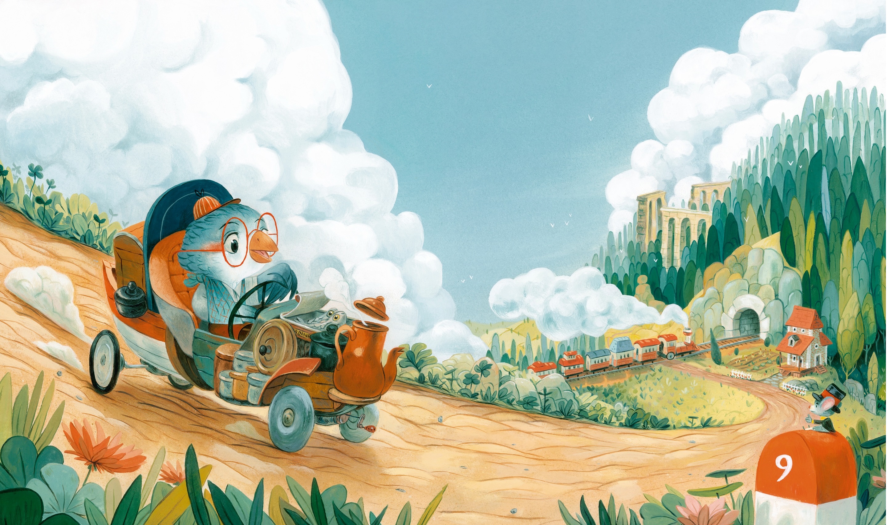 Les mille gares d’Edgar: fermer les yeux, imaginer, être immobile et pourtant voyager à mille à ...